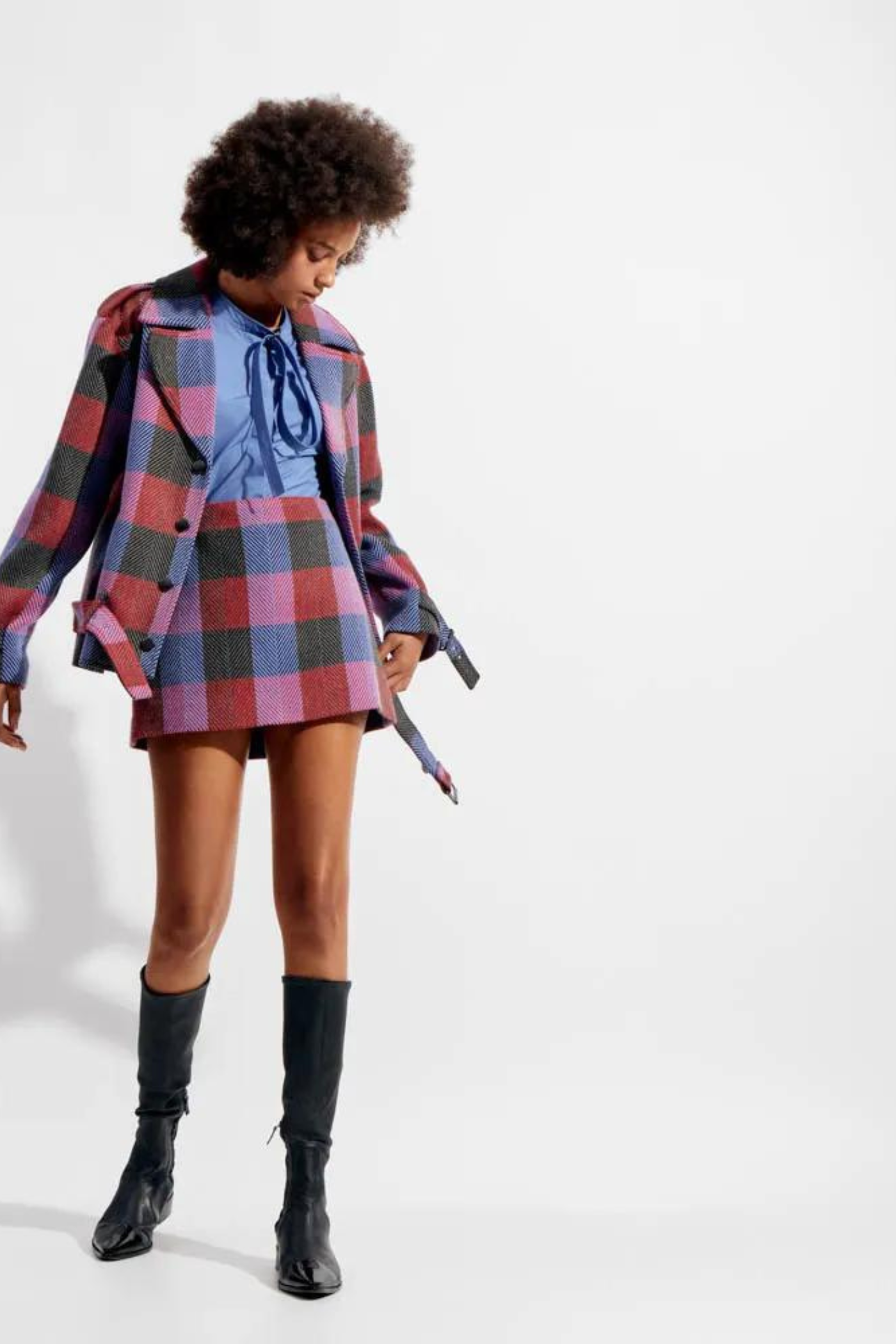 SAIA SHORTS BOUCLÉ XADREZ HANNAH – Carpe Diem Loja